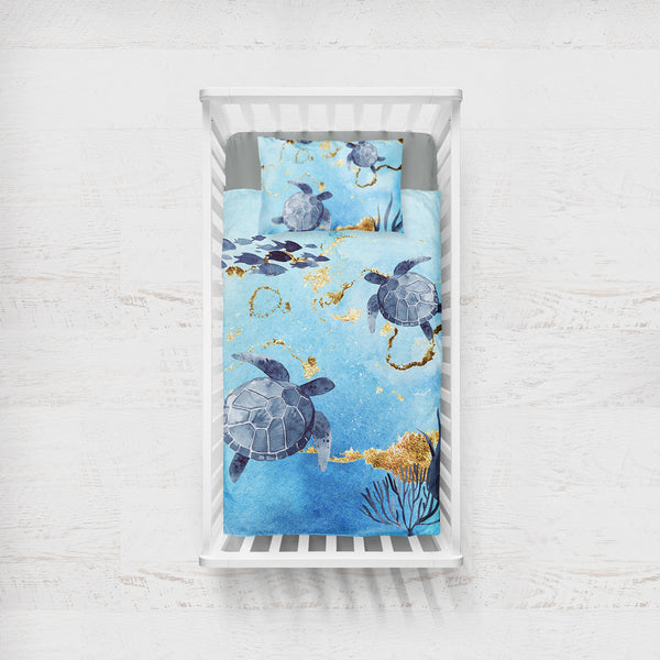 Toddler Crib Bedding Set - Coastal Passion