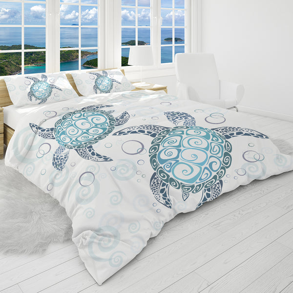 Turtle Bedspread Set - Coastal Passion