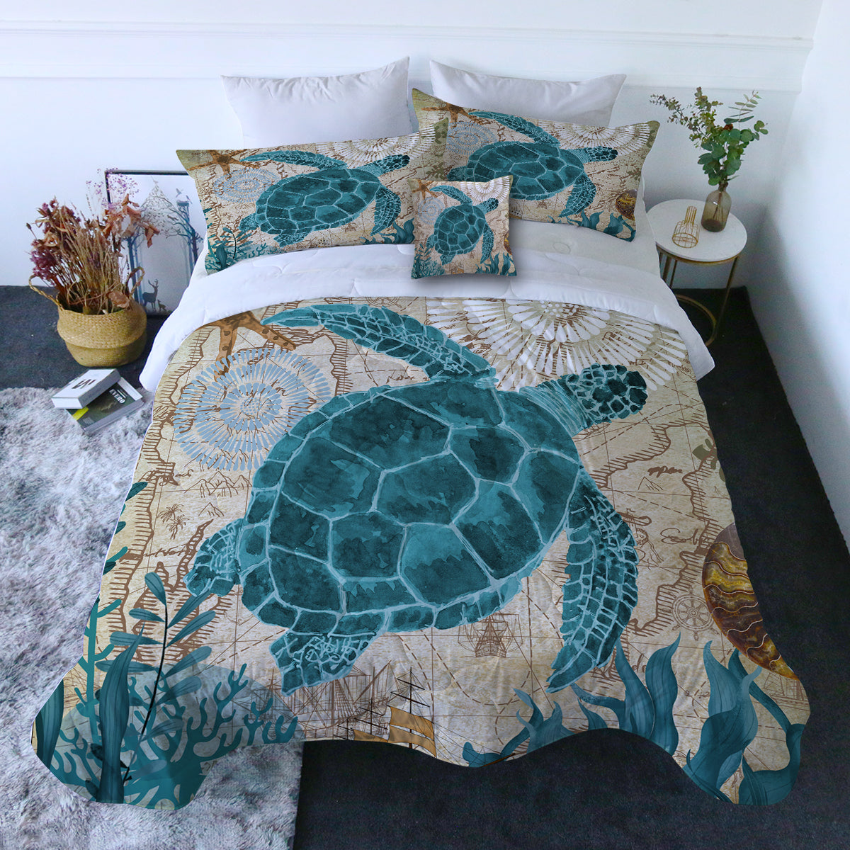 Sea Turtle Bedding Sets - Coastal Passion