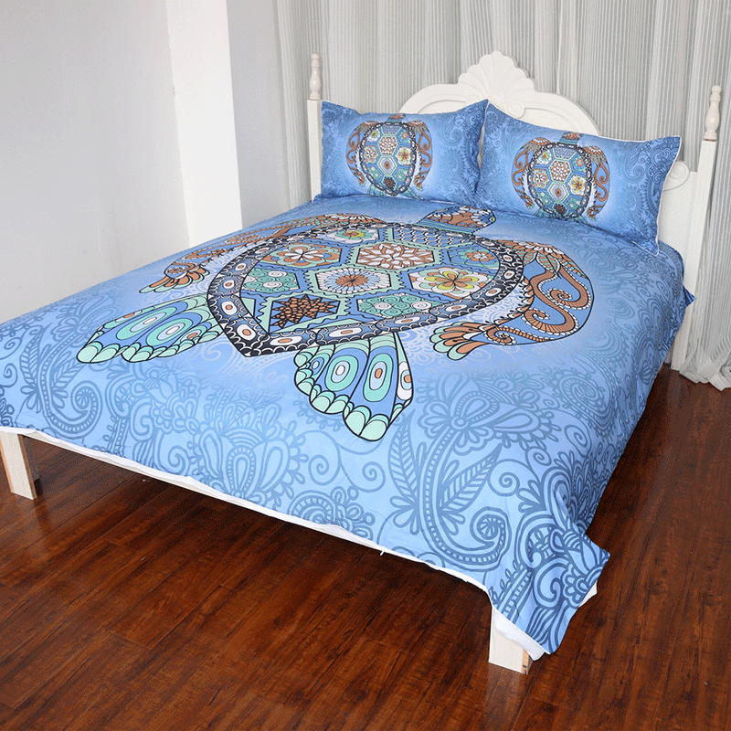 The Turtle Totem Bedding Set - Coastal Passion Sea Turtle Duvet Covers