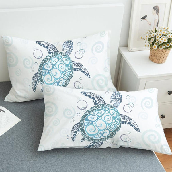 The Original Sea Turtle Twist Comforter Set - Coastal Passion
