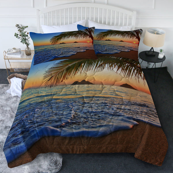 Comforter - Tropical Sunset by Coastal Passion